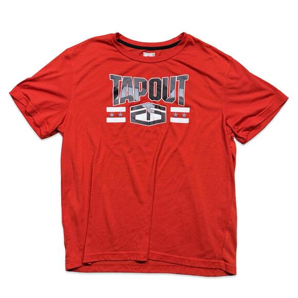 Shirts | Tapout Mens Red Logo Camo Graphic Tee | Poshmark